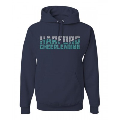 Harford Cheerleading logo hood